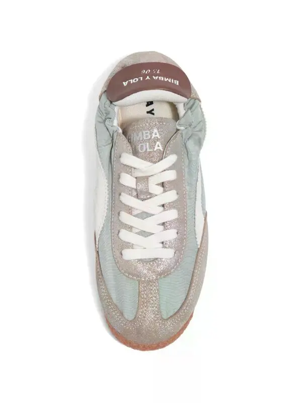 Bimba Y Lola Metallic Panel Sneakers