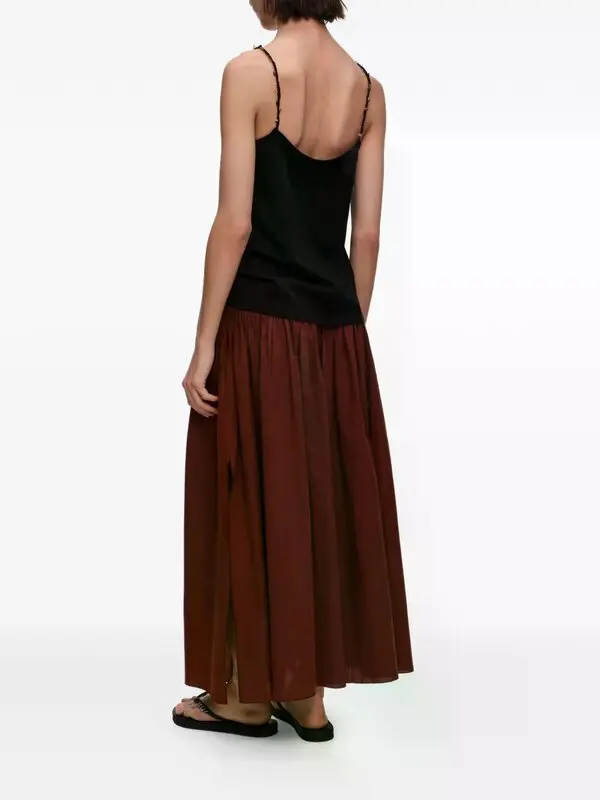 Bimba Y Lola Smocked Gathered Skirt