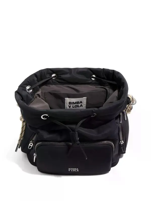 Bimba Y Lola Buckle-strap Drawstring Backpack