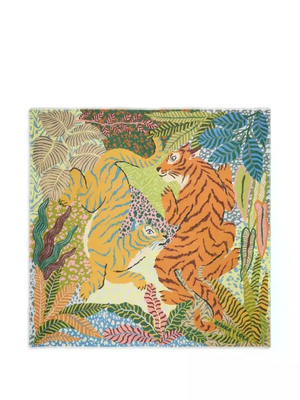 Bimba Y Lola Wild Tiger-print Scarf