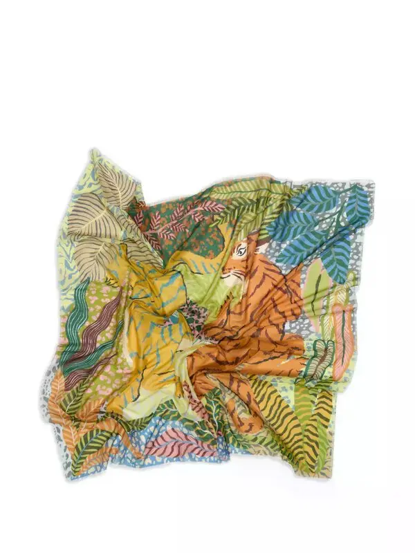 Bimba Y Lola Wild Tiger-print Scarf