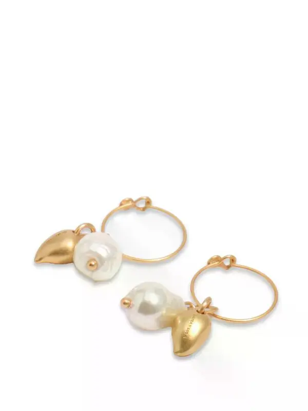Bimba Y Lola Seashell Hoop Earrings