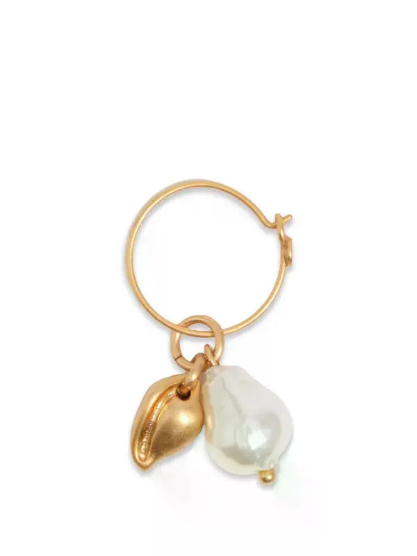 Bimba Y Lola Seashell Hoop Earrings