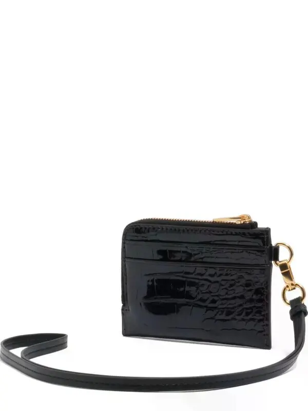 Bimba Y Lola Croc-effect Card Holder