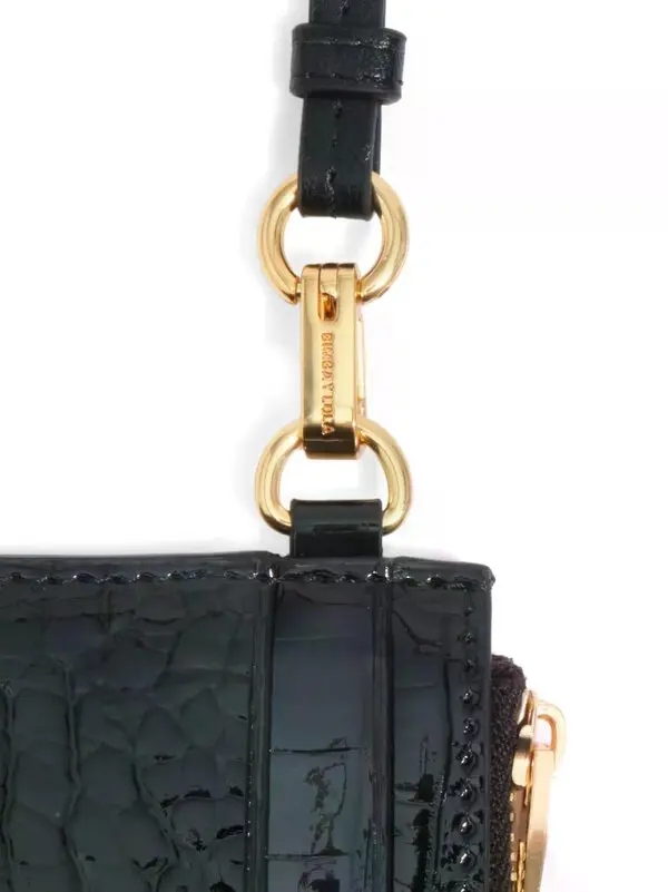 Bimba Y Lola Croc-effect Card Holder