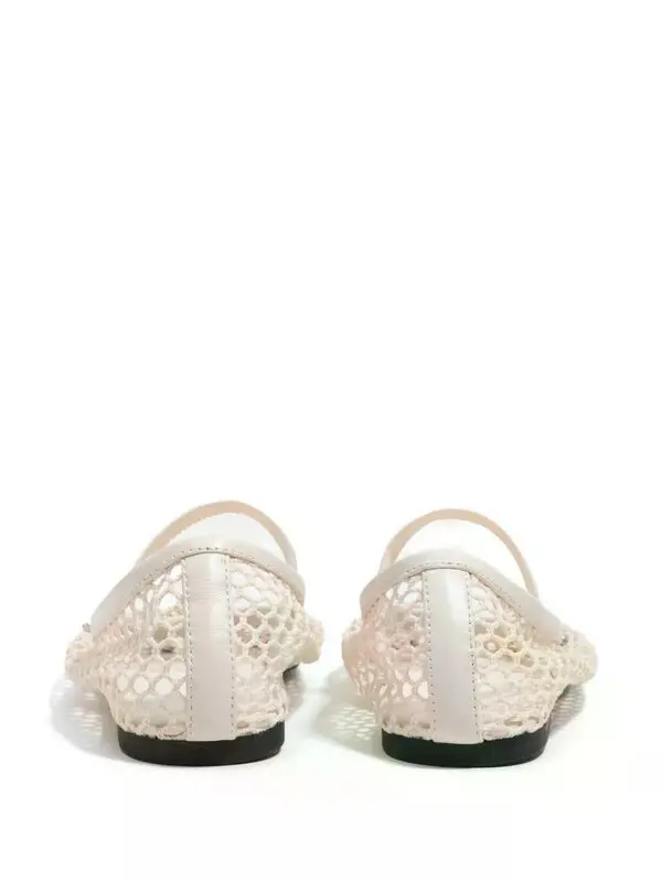 Bimba Y Lola Embellished Mesh Ballet Flats