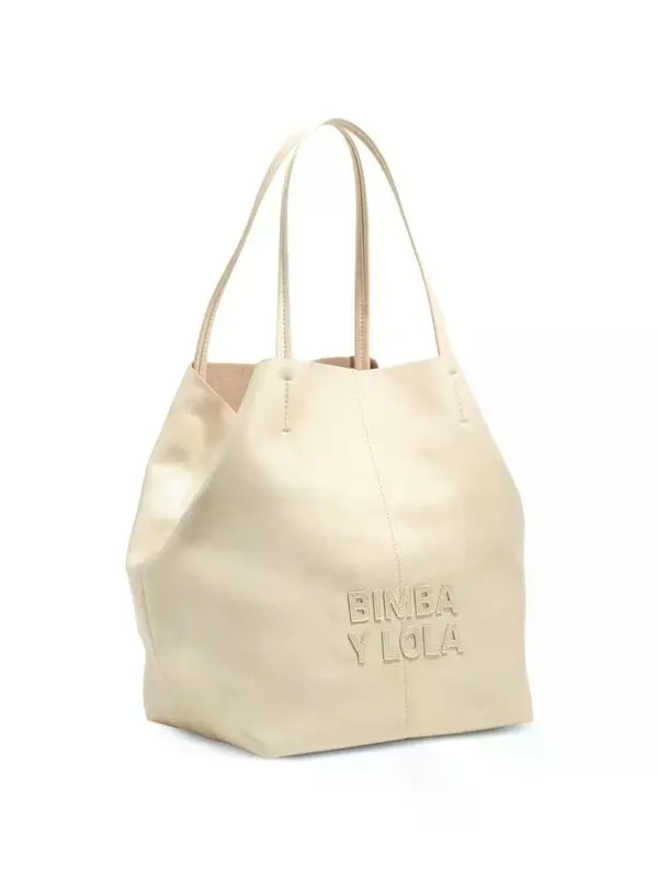 Bimba Y Lola Embossed Logo Shoulder Bag