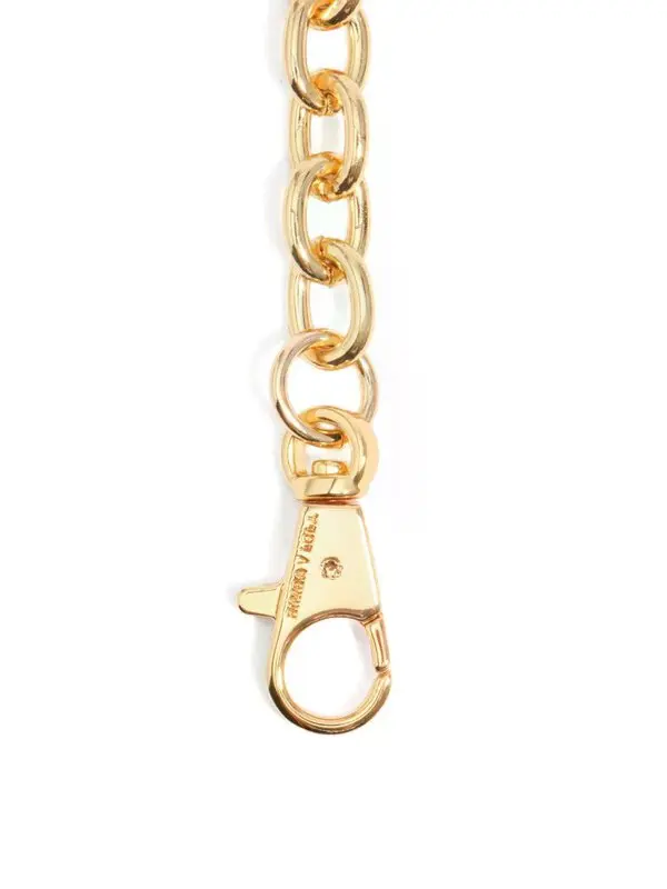 Bimba Y Lola Tone Heart Charm Chain Necklace