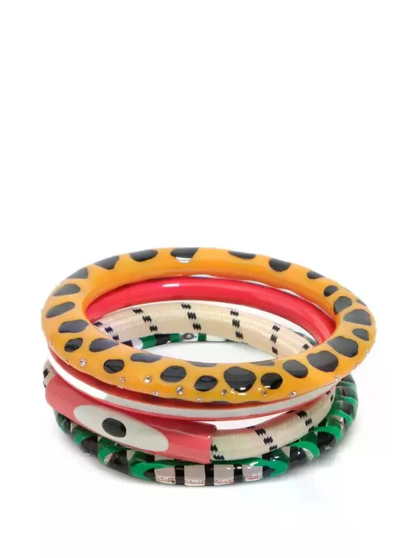 Bimba Y Lola Animal Print Bangles Bracelet