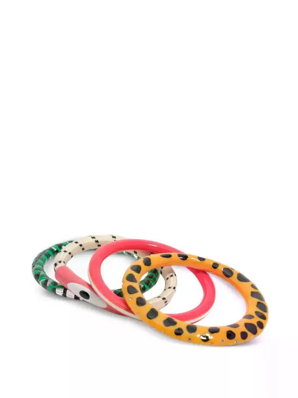 Bimba Y Lola Animal Print Bangles Bracelet