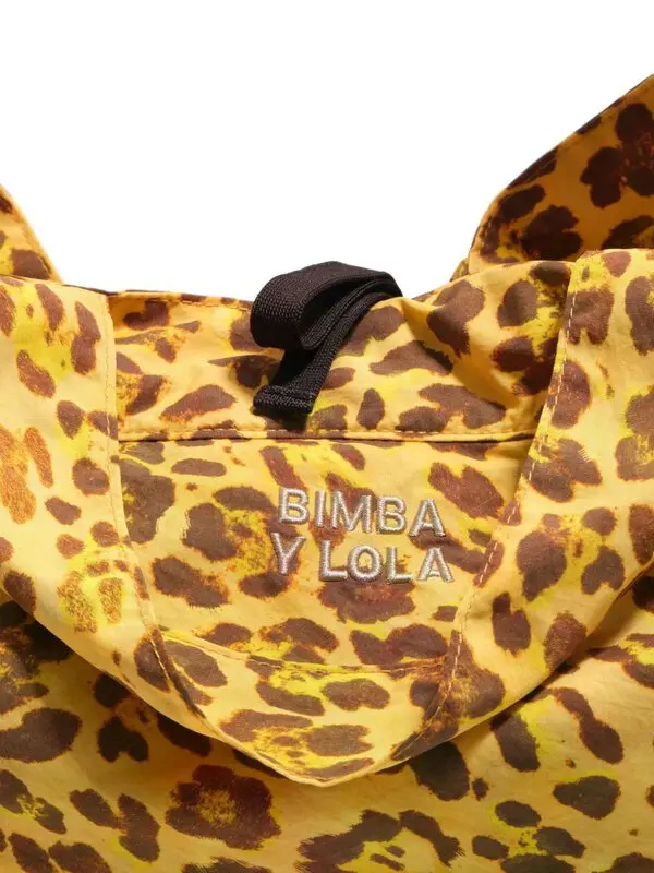 Bimba Y Lola Leopard Print Shoulder Bag