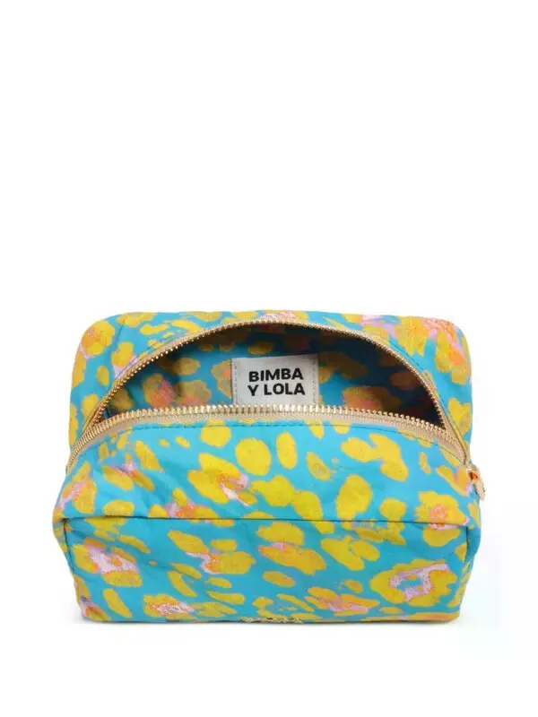 Bimba Y Lola Leopard Print Make-up Bag
