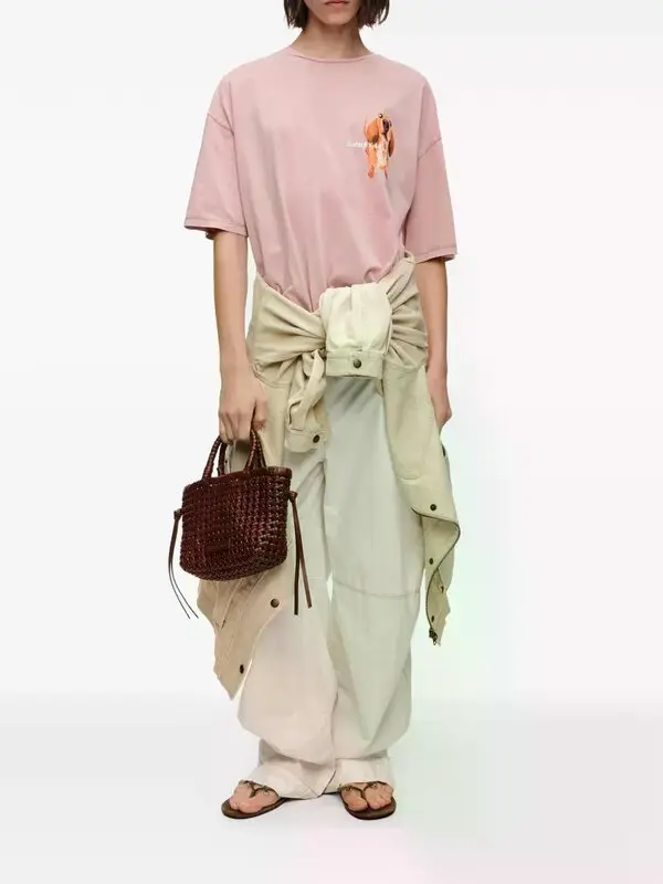 Bimba Y Lola Dog Print Cotton T-shirt