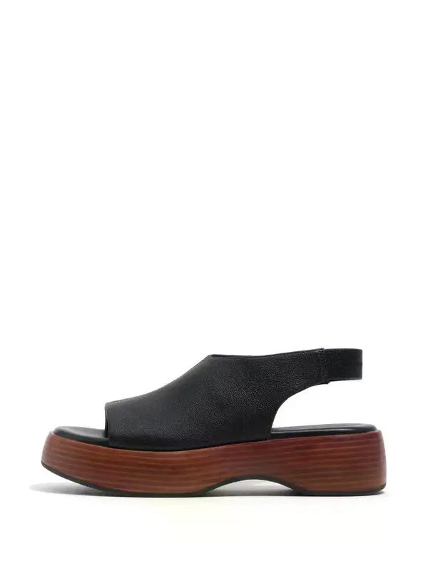 Bimba Y Lola Platform Leather Sandals