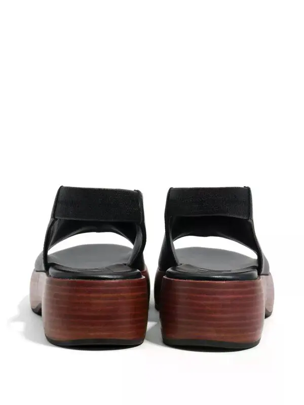 Bimba Y Lola Platform Leather Sandals