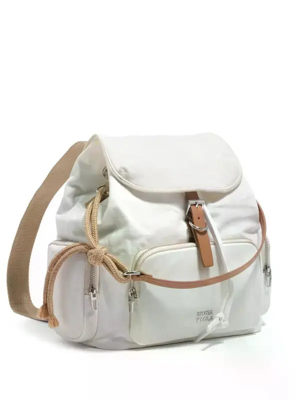 Bimba Y Lola Buckle-fastening Drawstring Backpack - White