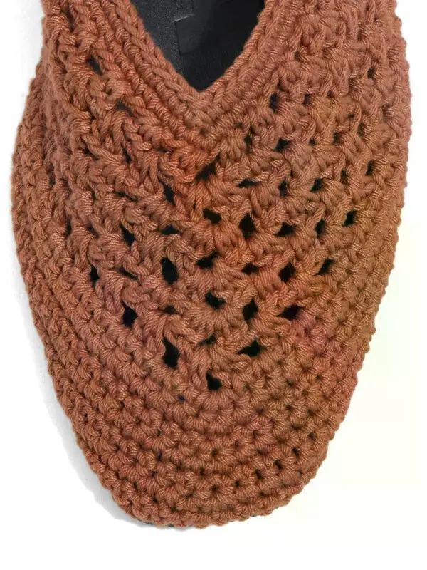 Bimba Y Lola Crochet Knit Ballet Flats