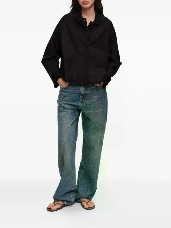 Bimba Y Lola Embroidered Scalloped Edge Jacket