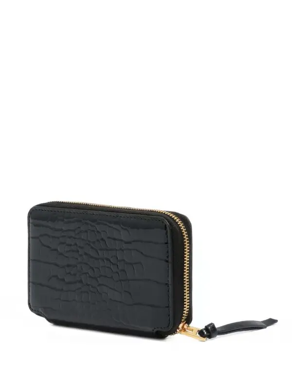 Bimba Y Lola Croc-effect Patent Wallet