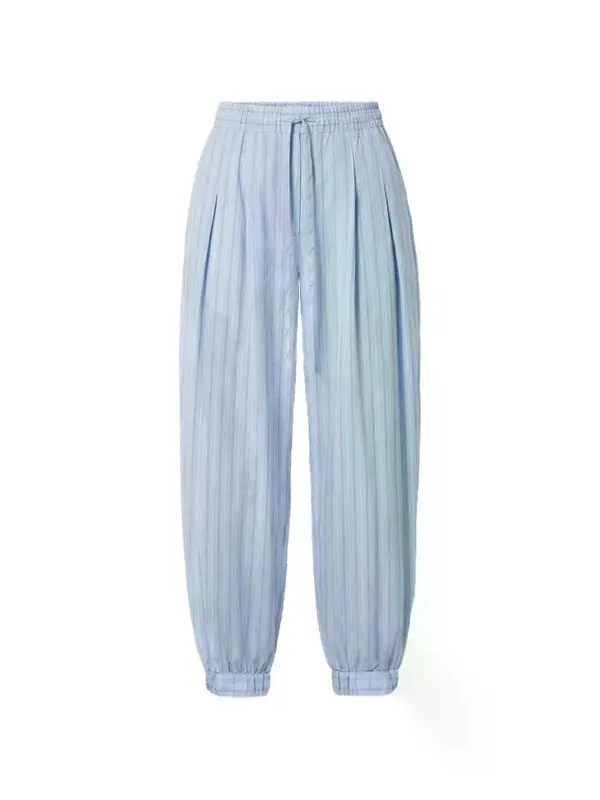 NICHOLAS Liselle Striped Balloon Trousers - Blue