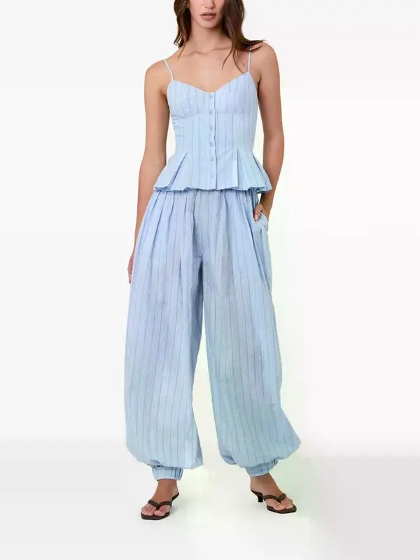 NICHOLAS Liselle Striped Balloon Trousers