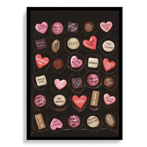 ABSURDE Anti-love Chocolate Club - Brown