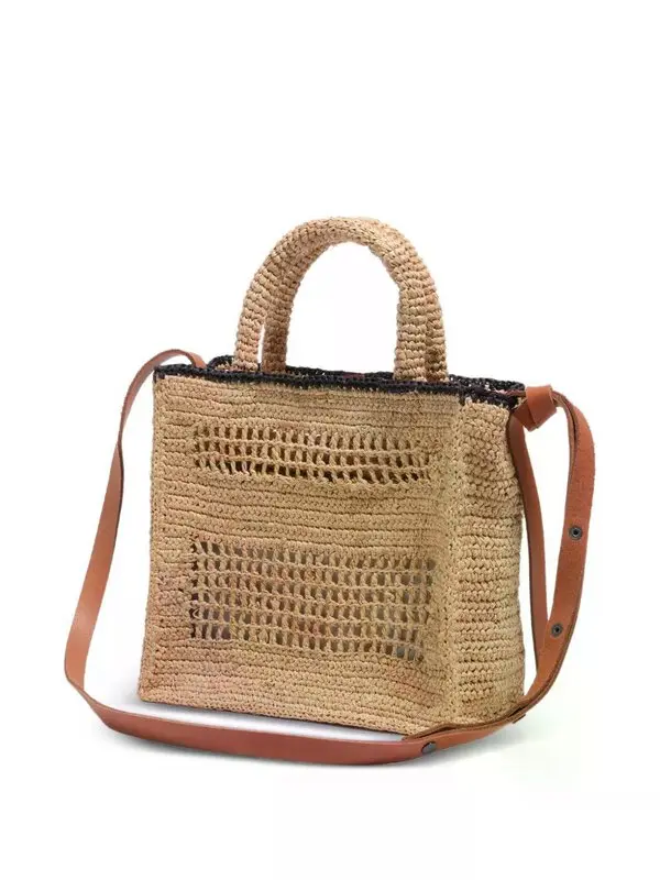 Bimba Y Lola Medium Raffia Cross Body Bag