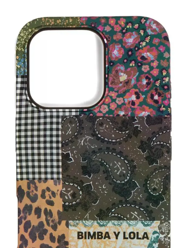 Bimba Y Lola Patchwork-print Phone Case