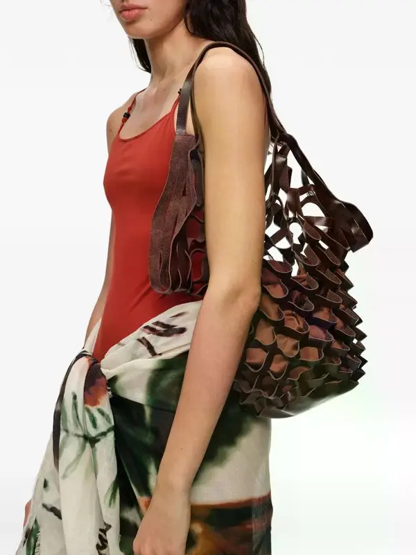 Bimba Y Lola Cala Leather Shoulder Bag