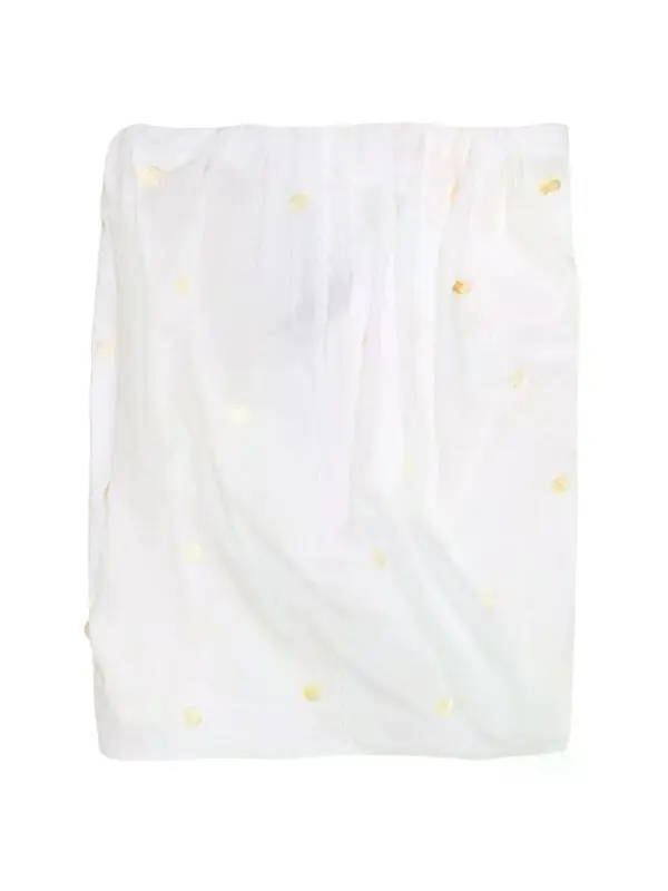 Bimba Y Lola Ruched Strapless Top - White