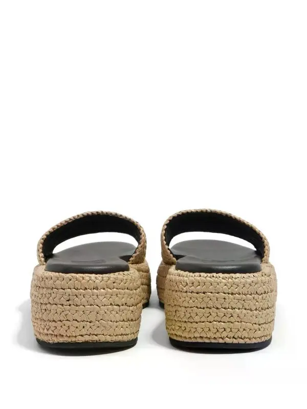 Bimba Y Lola Woven Platform Sandals
