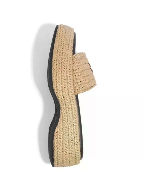 Bimba Y Lola Woven Platform Sandals