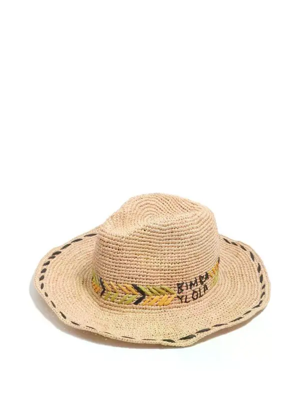 Bimba Y Lola Raffia Hat - Neutrals