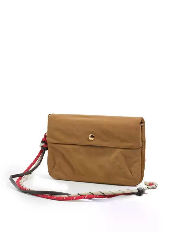 Bimba Y Lola Large Logo-lettering Rope-strap Wallet - Neutrals