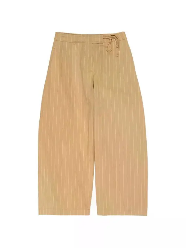 Bimba Y Lola Striped Barrel Trousers