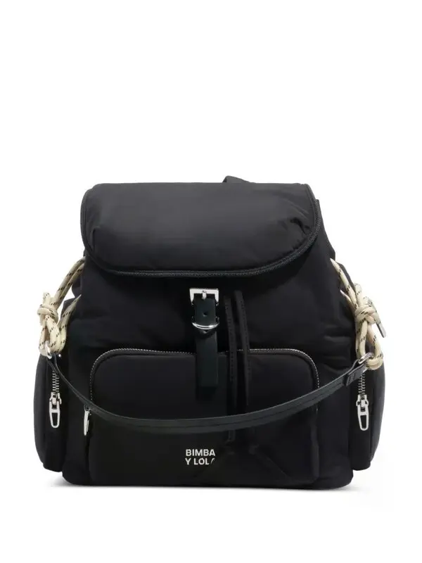 Bimba Y Lola Buckle-strap Drawstring Backpack