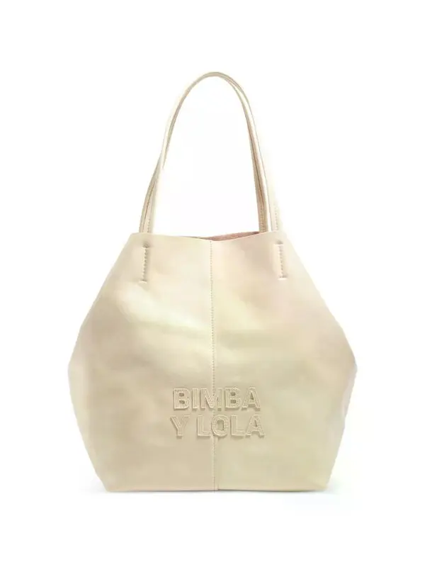 Bimba Y Lola Embossed Logo Shoulder Bag
