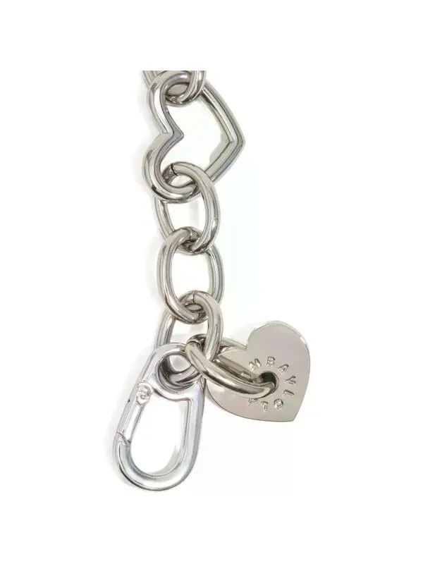 Bimba Y Lola Heart Link Chain Necklace - Silver