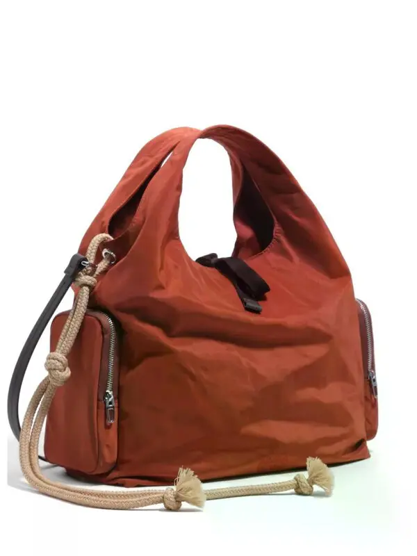 Bimba Y Lola Medium Rope-detail Shoulder Bag - Orange