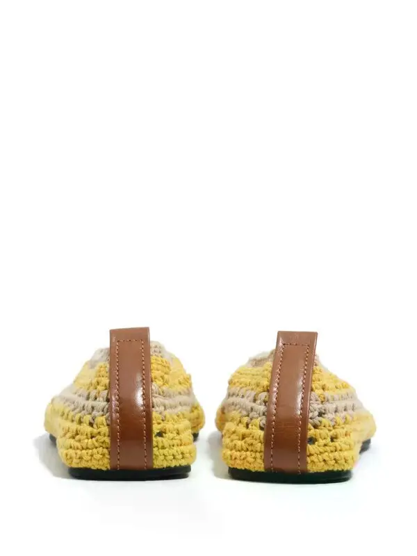 Bimba Y Lola Crochet Knit Ballet Flats