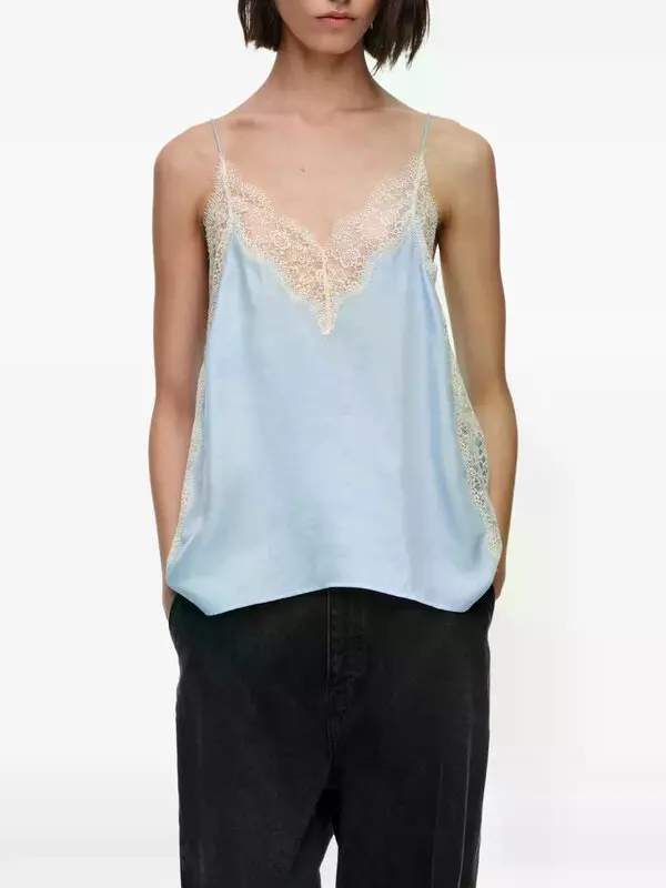 Bimba Y Lola Light Lace Strappy Top