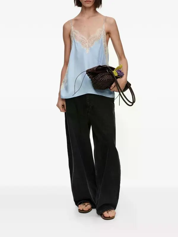 Bimba Y Lola Light Lace Strappy Top