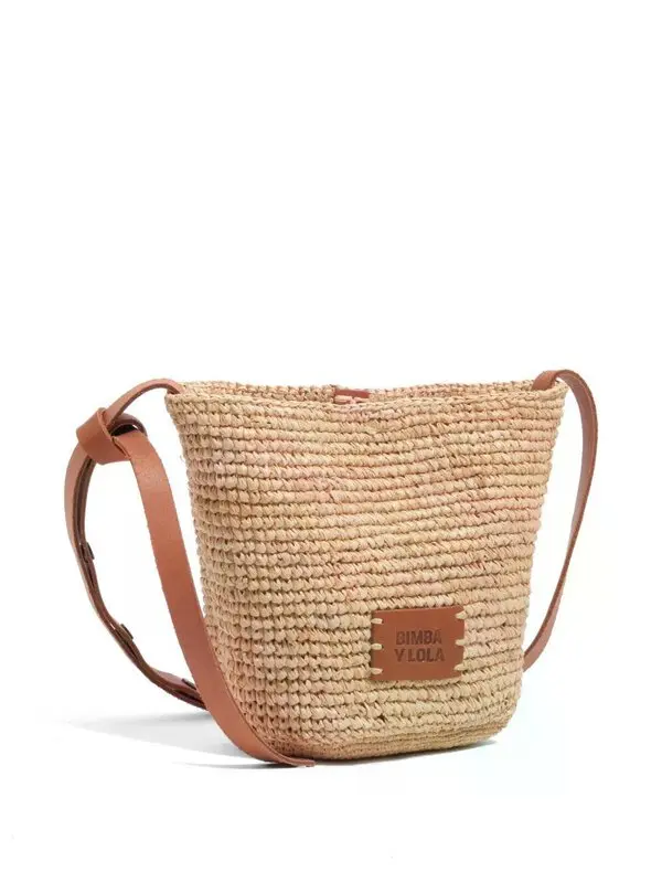 Bimba Y Lola Woven Shoulder Bag - Neutrals