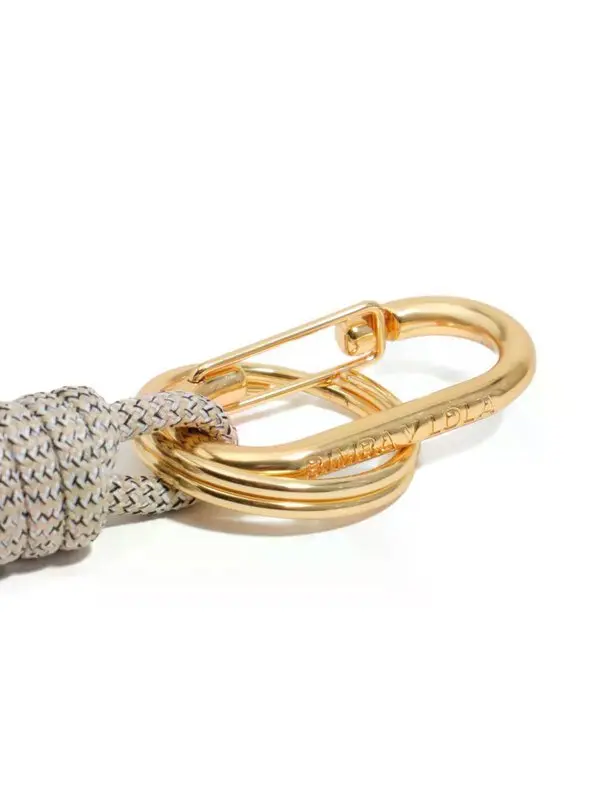 Bimba Y Lola Braided Keyring With Charms