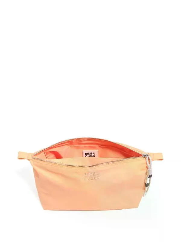 Bimba Y Lola Logo-embossed Make-up Bag - Orange