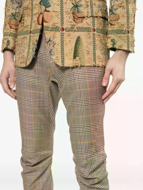 Junya Watanabe Plaid Trousers