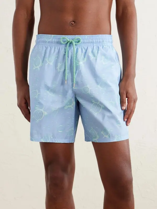 Vilebrequin Mahina Printed Swim Shorts - Blue