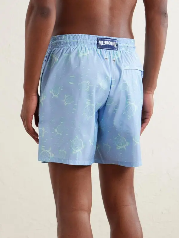Vilebrequin Mahina Printed Swim Shorts - Blue