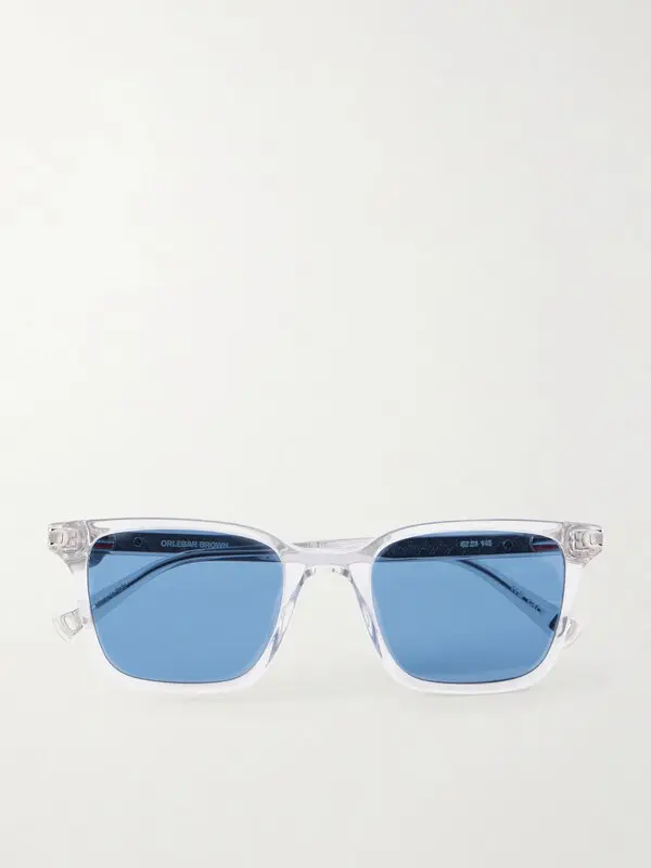 Orlebar Brown Robbie D-frame Sunglasses - Neutrals