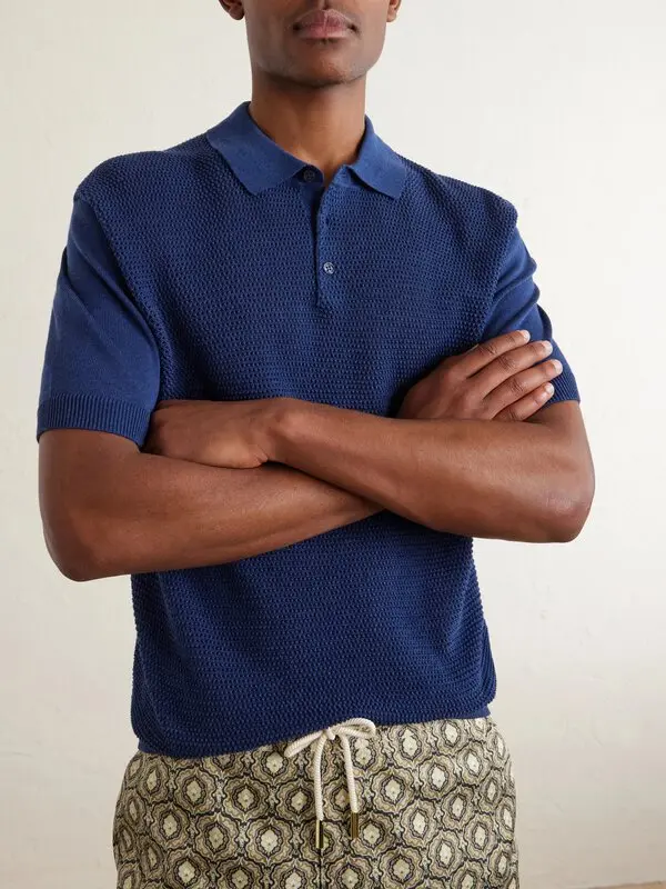 GOD'S TRUE CASHMERE Lightning Checked Cashmere Shirt - Blue